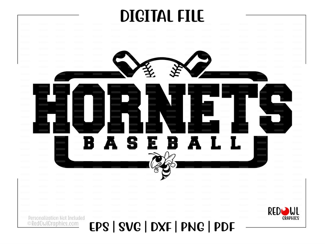 Baseball Svg, Hornet Baseball Svg, Hornet, Hornets, Baseball, Svg, Dxf ...