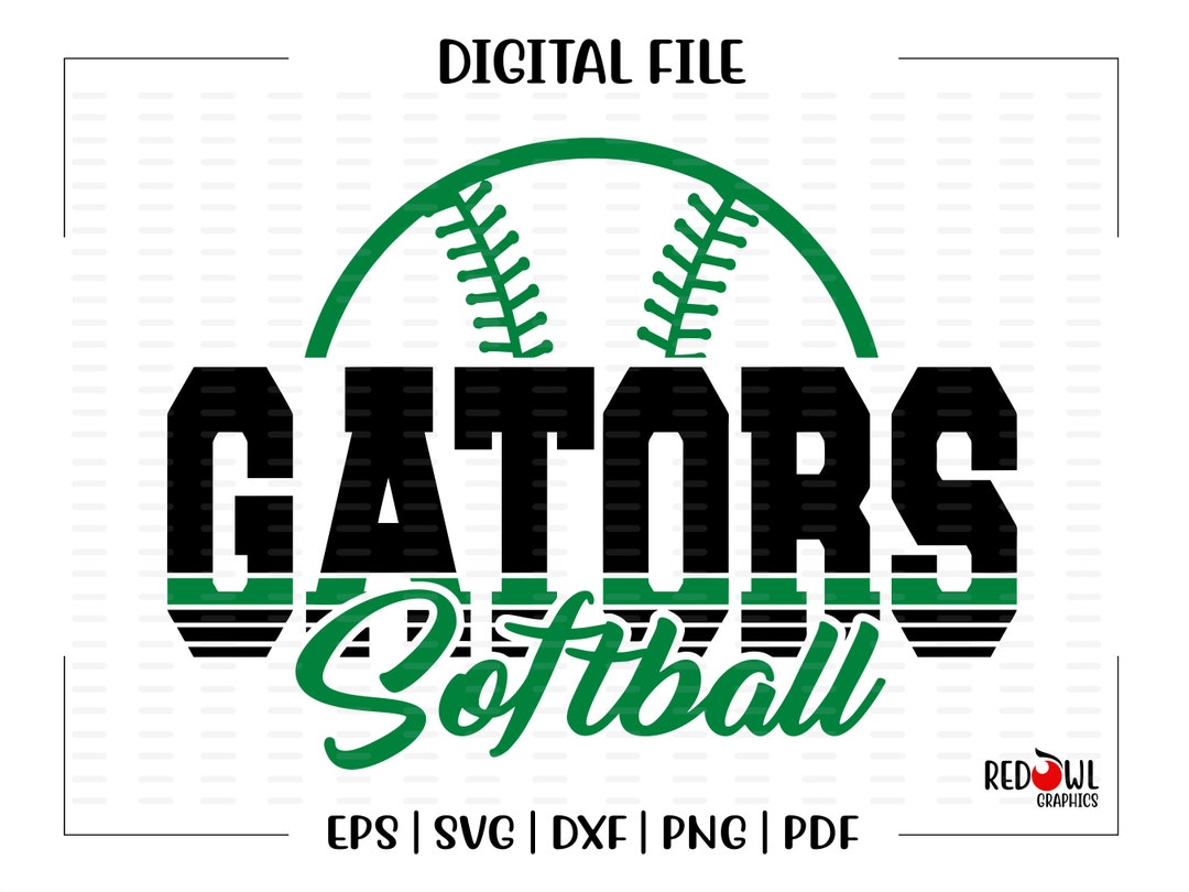 Gator Softball Svg, Softball Svg, Gator, Gators, Softball, Design, Svg ...
