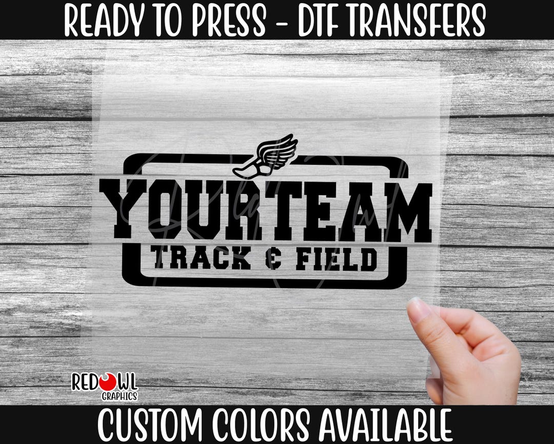 Ready to Press, Track Transfer, Custom DTF Transfer, Heat Transfer ...