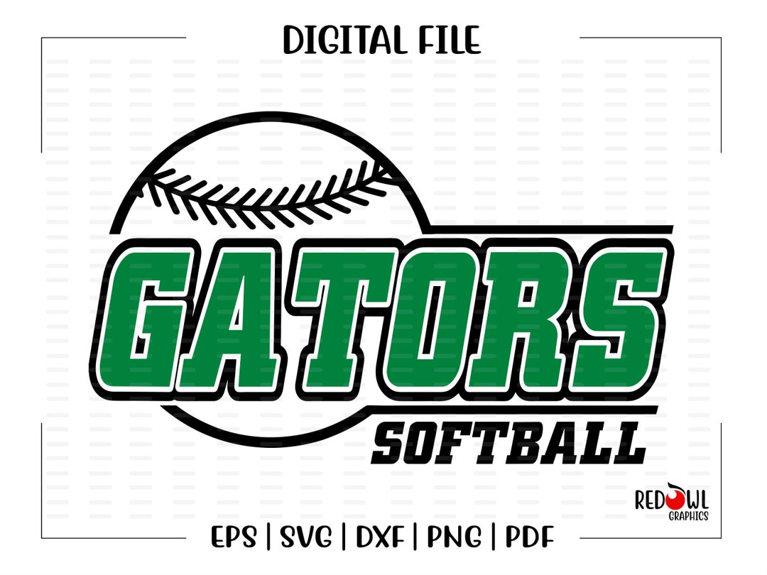 Gator Softball Svg, Softball Svg, Gator, Gators, Softball, Design, Svg ...