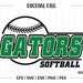 Gator Softball Svg, Softball Svg, Gator, Gators, Softball, Design, Svg ...