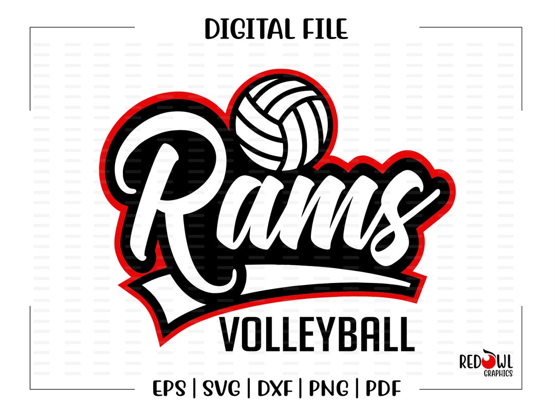Ram Volleyball Svg, Volleyball Svg, Ram, Rams, Volleyball, Svg, Dxf ...
