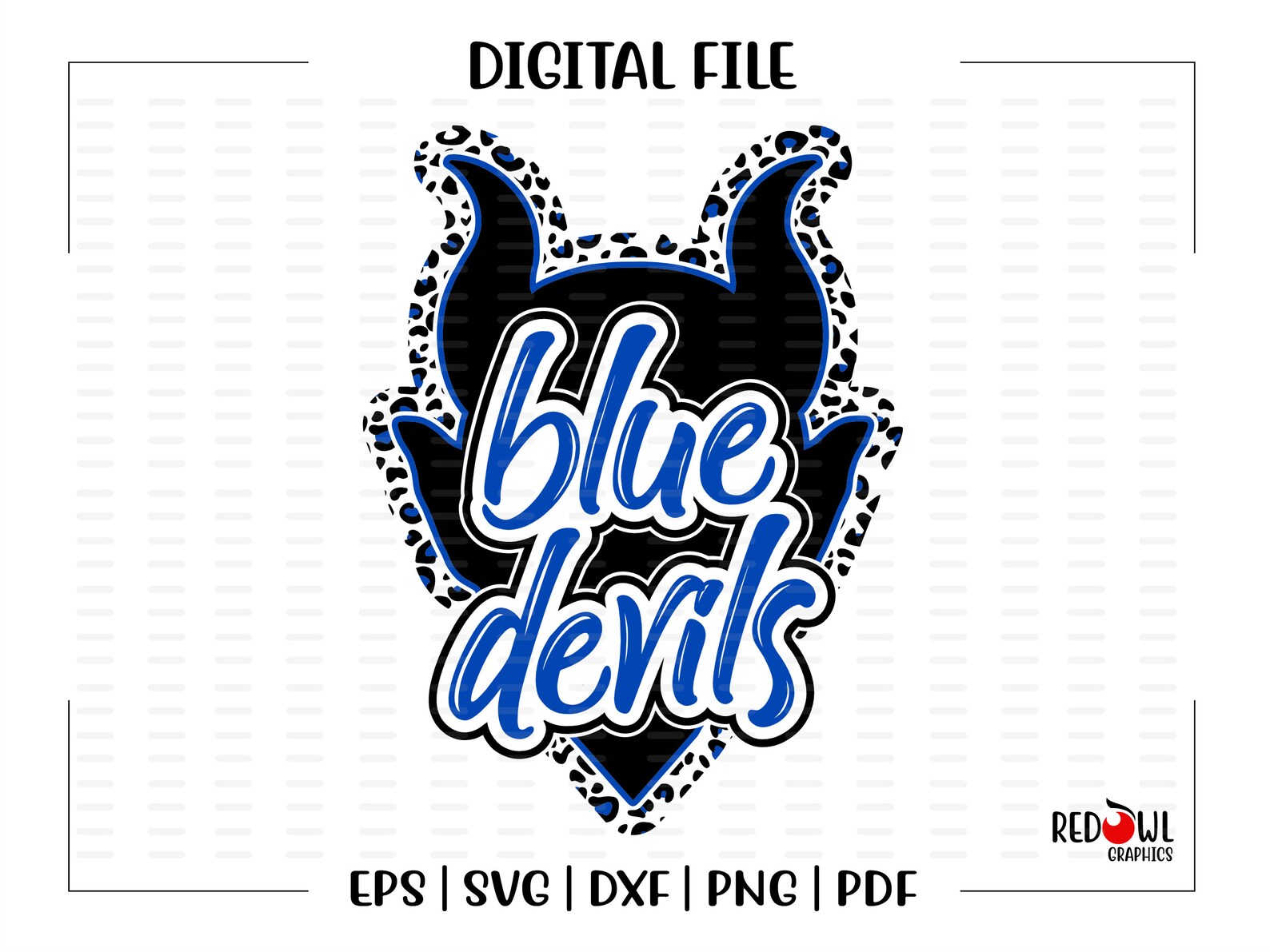 Blue Devil Svg Devils Svg Blue Devil Blue Devils Devil - Etsy