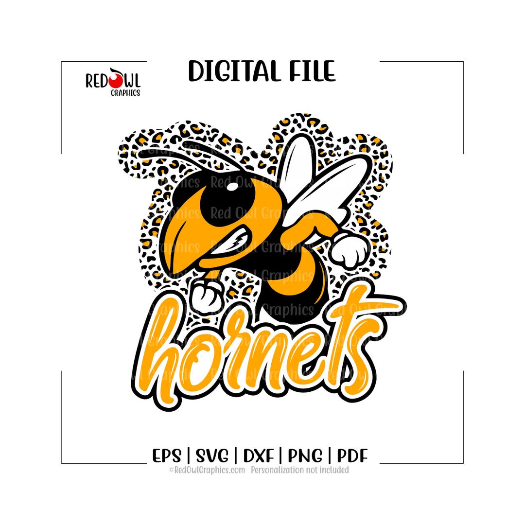 Hornet Svg, Hornets Png, Team Mascot, Teacher, Mom, School, Svg, Dxf ...