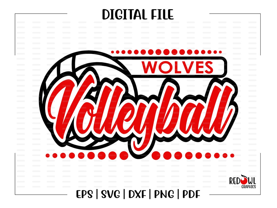 Wolves Volleyball Svg, Volleyball Svg, Wolves, Wolf, Volleyball, Svg ...