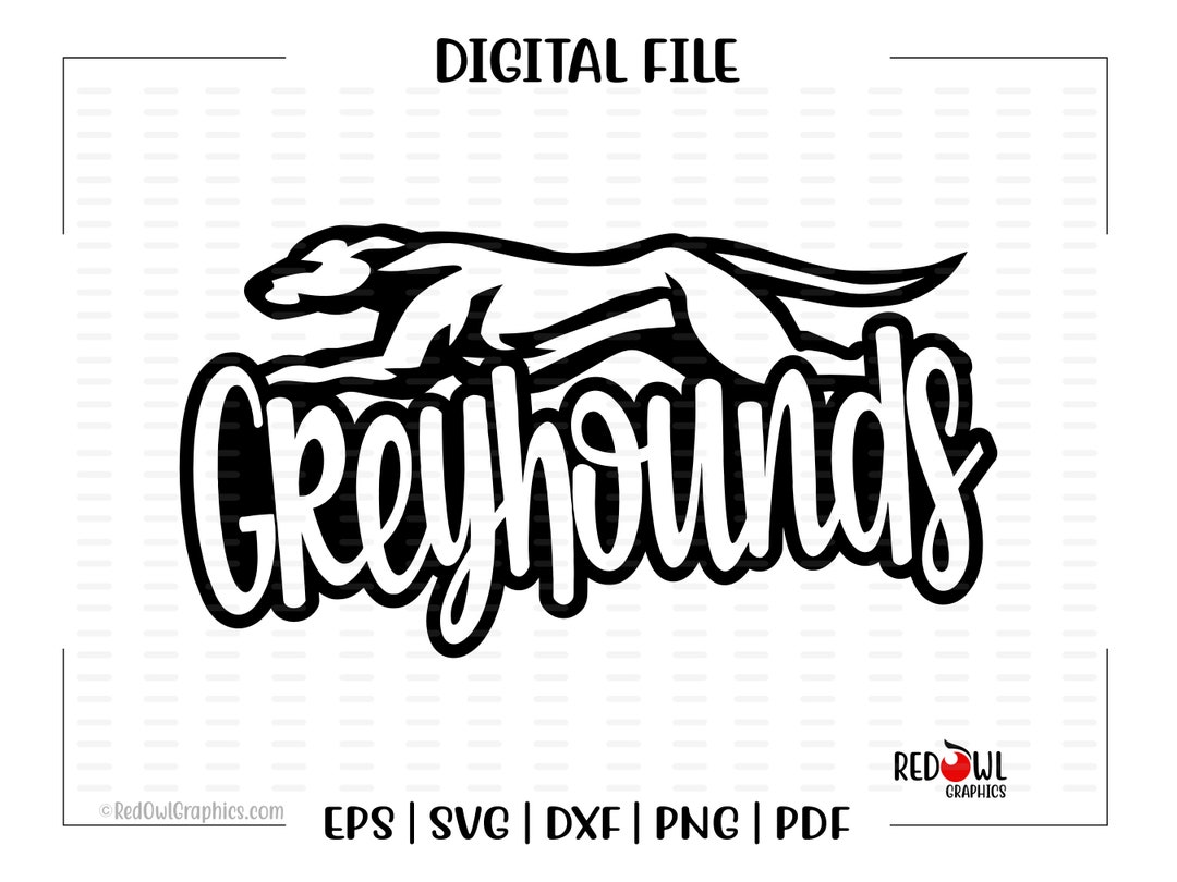 Greyhound Svg, Greyhounds Svg,greyhound, Clipart, Mascot, Htv, Svg, Dxf ...