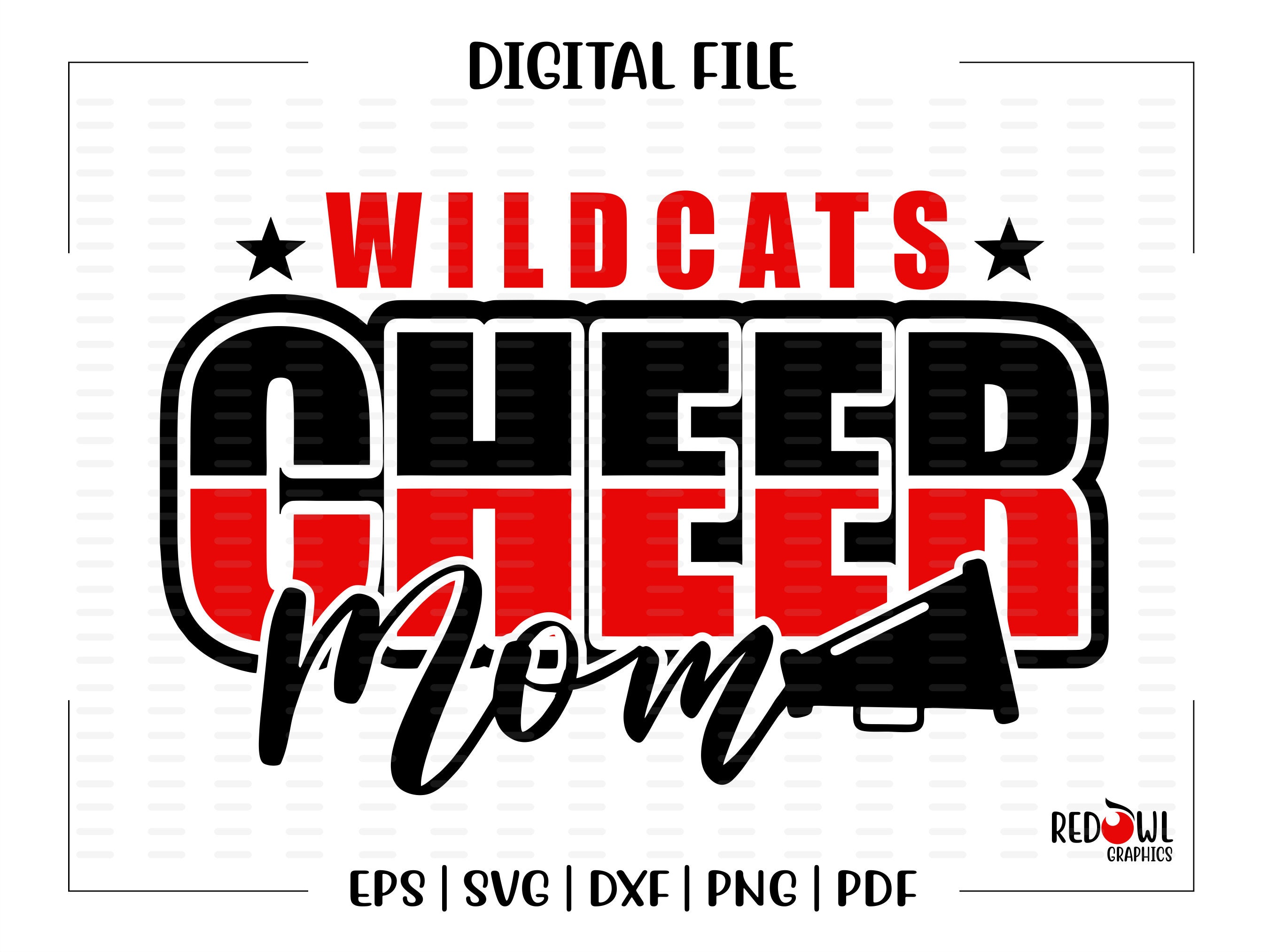 Wildcat Cheerleading svg eps Cheerleading svg Cheer dxf Cheerleader ...