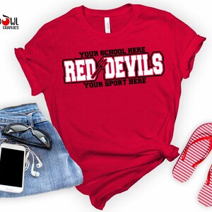 Red Devils Shirt, Red Devil T-shirt, Devil, T-shirt, Sweatshirt, Hoodie ...
