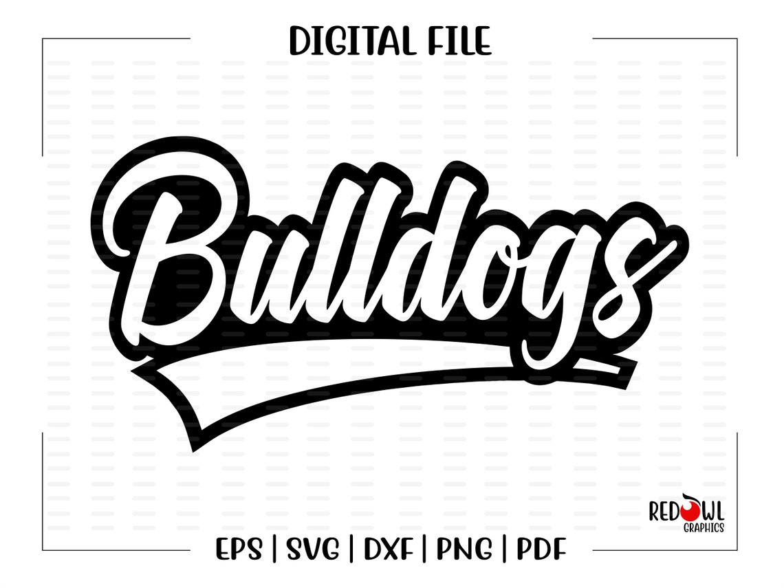 Bulldog Svg Bulldogs Svg Bulldog Bulldogs Clipart Mascot - Etsy