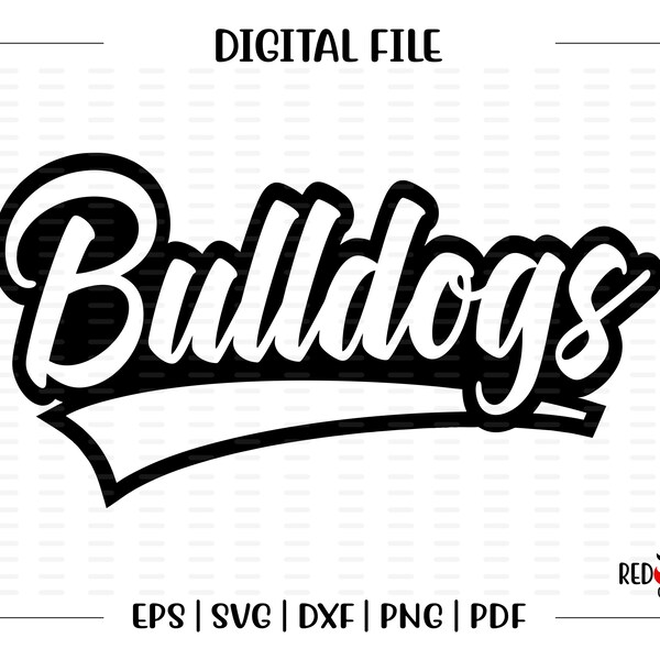 Ravenna Bulldog Svg - Etsy