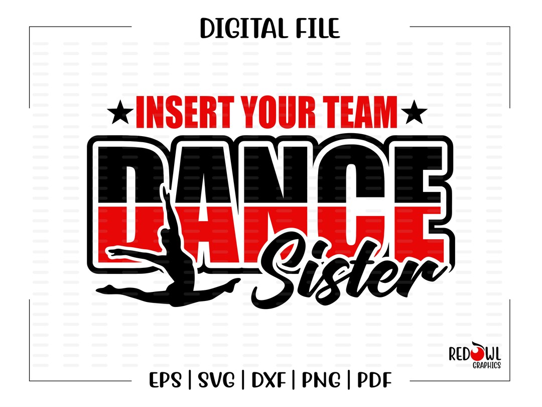 Dance Sister Svg, Dance Sister, Dance, Dancer, Sister, Svg, Dxf, Eps ...