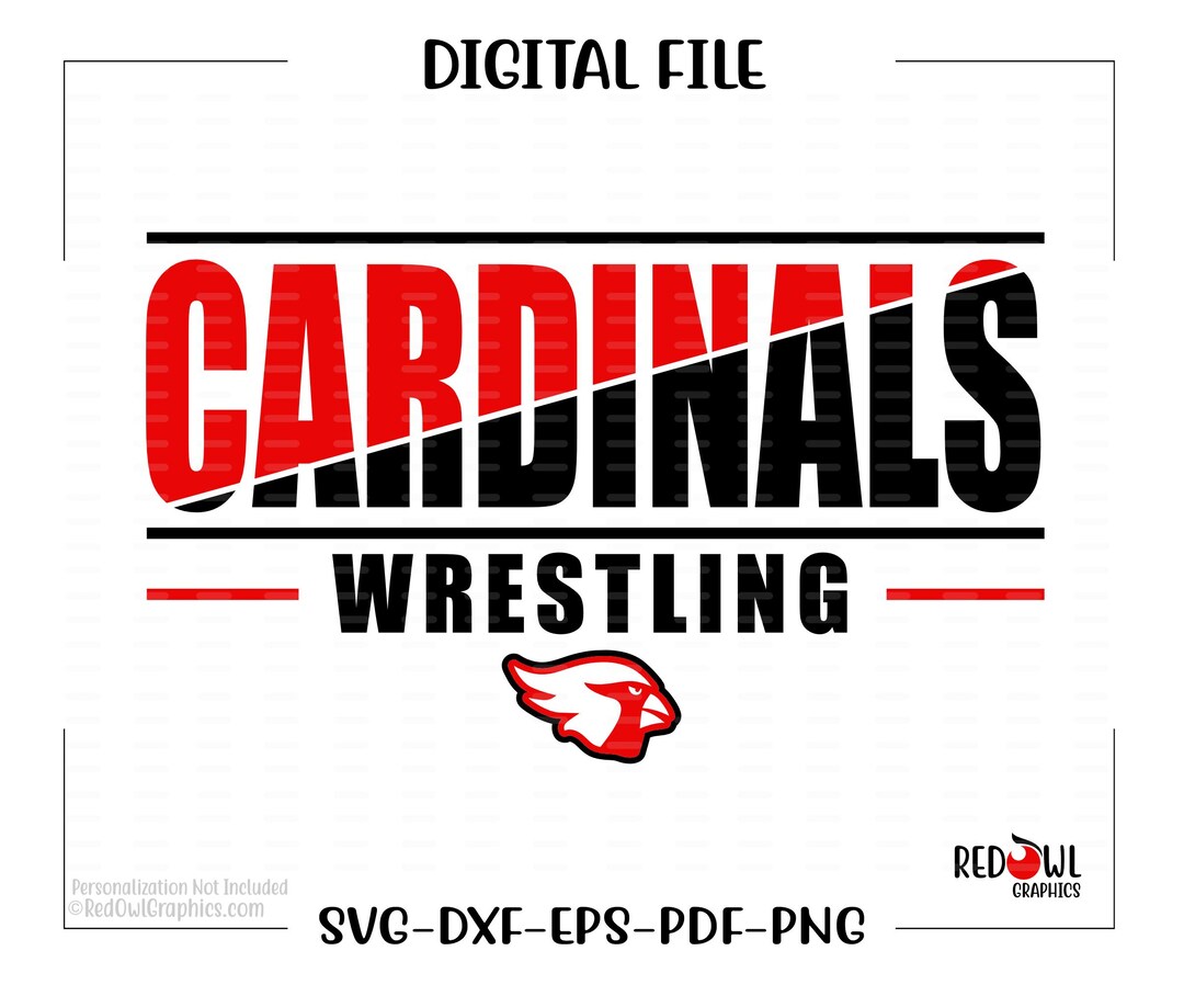 Wrestling Svg, Cardinal Wrestling Svg, Cardinal, Cardinals, Wrestling ...