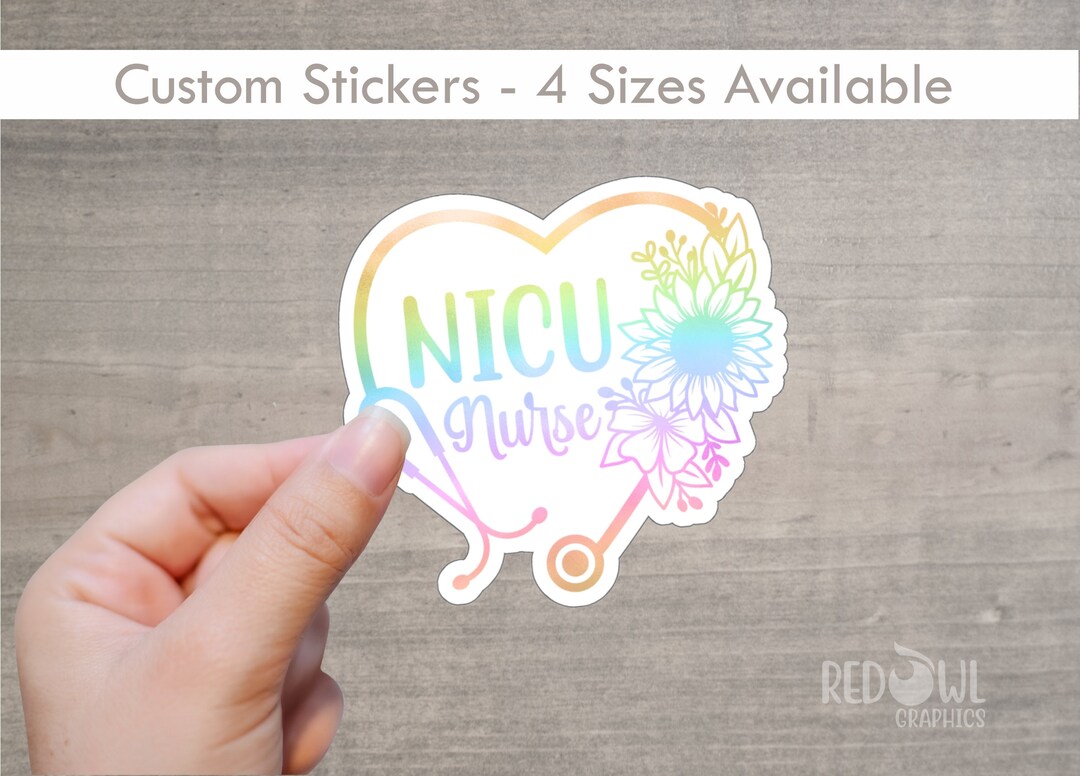 NICU Nurse Sticker, NICU Sticker, Outdoor, Nicu, Nurse, Gift for Nurse ...