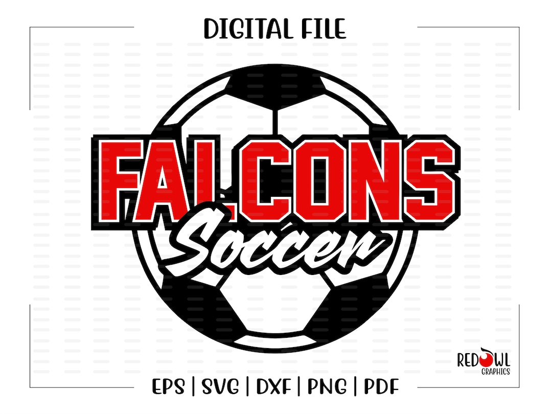 Soccer Svg, Falcon Soccer Svg , Falcon, Falcons, Soccer, Svg, Dxf, Eps ...