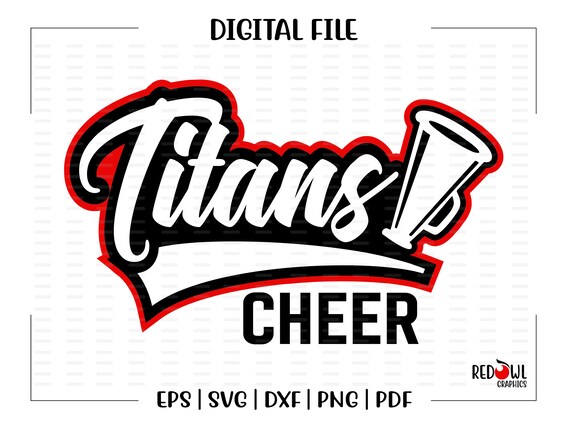 Cheerleader Svg Cheerleading Svg Titan Titans Cheer | Etsy