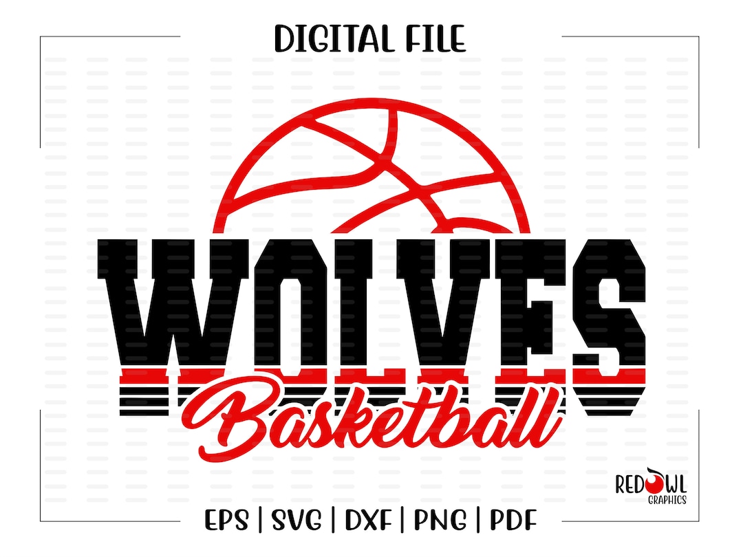 Basketball Svg, Wolves Basketball, Wolves, Wolf, Basketball, Svg, Dxf ...