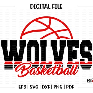 Basketball Svg, Wolves Basketball, Wolves, Wolf, Basketball, Svg, Dxf ...