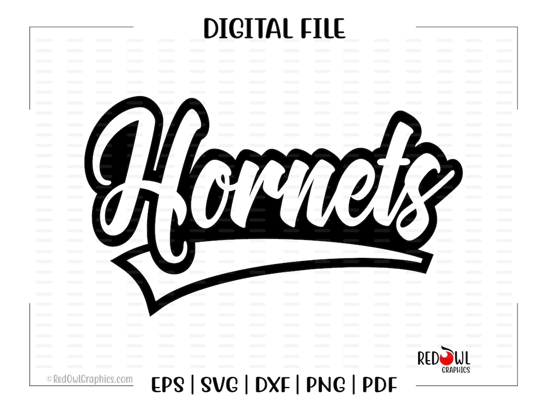 Hornet Svg, Hornets Svg, Hornet, Hornets, Clipart, Mascot, School, Svg ...