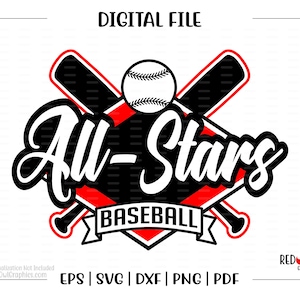 All Star Svg, All-star Svg, Baseball Svg, Baseball, All Stars, Allstar ...