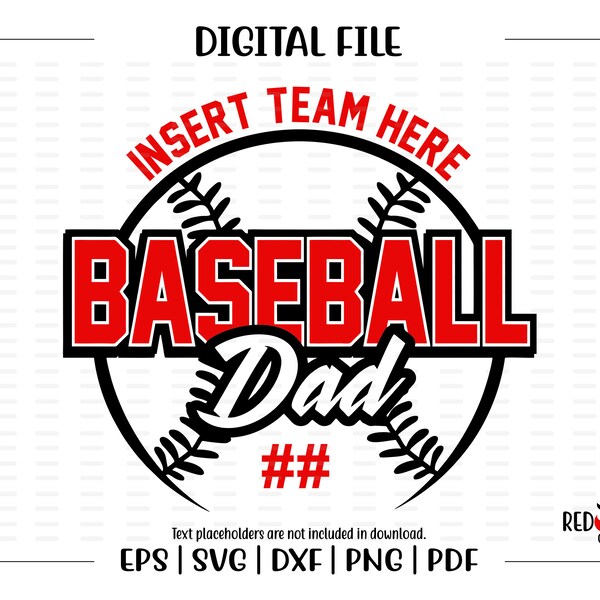 Baseball Dad Svg - Etsy