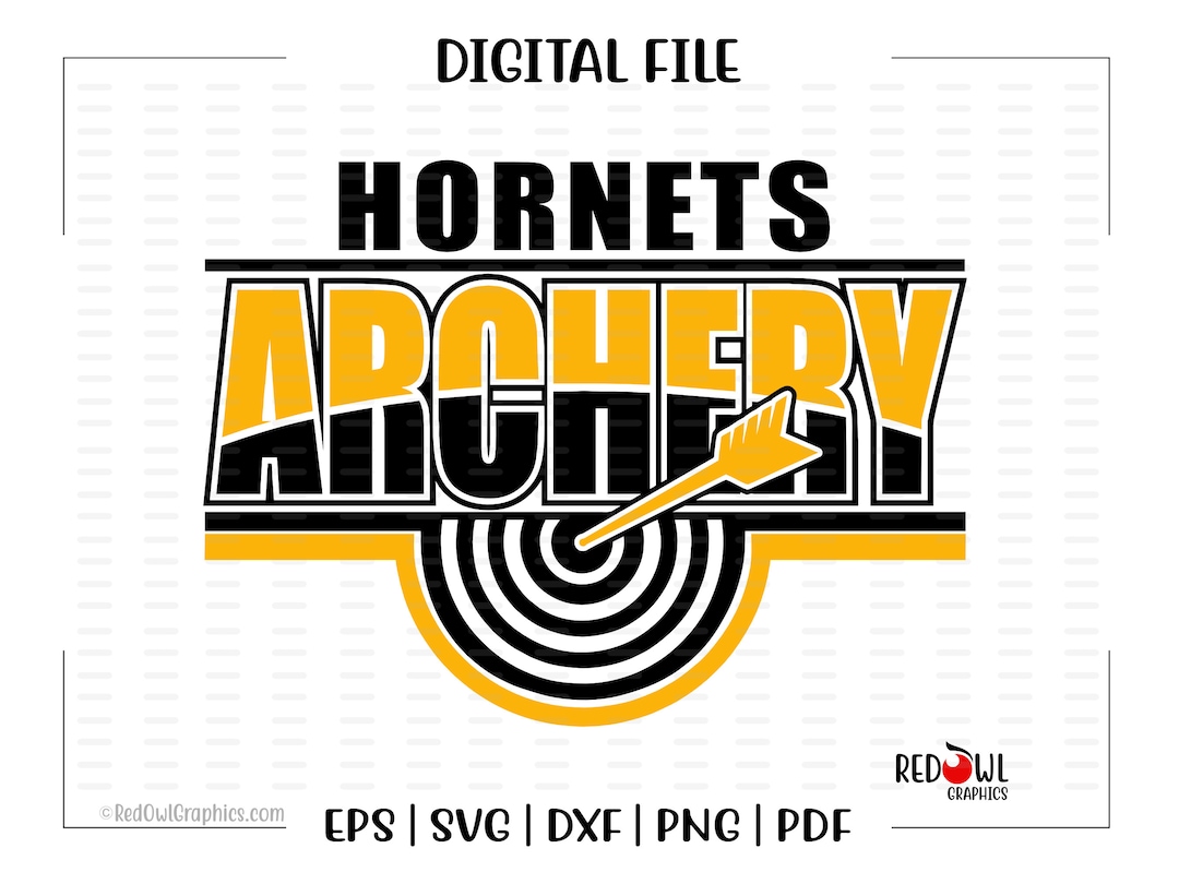 Archery Svg, Hornets Svg, Archery, Hornets Archery, Hornets, Hornet ...