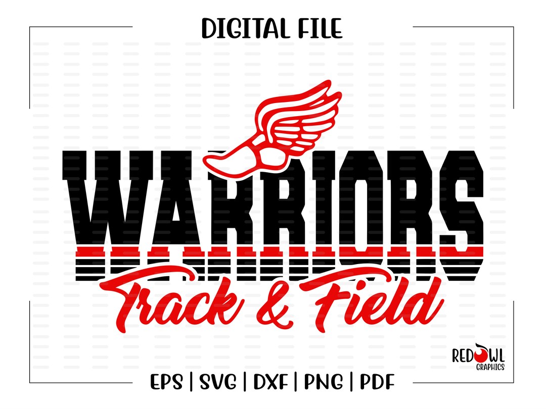 Track Svg, Warrior Track Svg, Warrior, Warriors, Track, Field, Svg, Dxf ...
