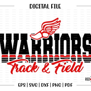 Track Svg, Warrior Track Svg, Warrior, Warriors, Track, Field, Svg, Dxf ...