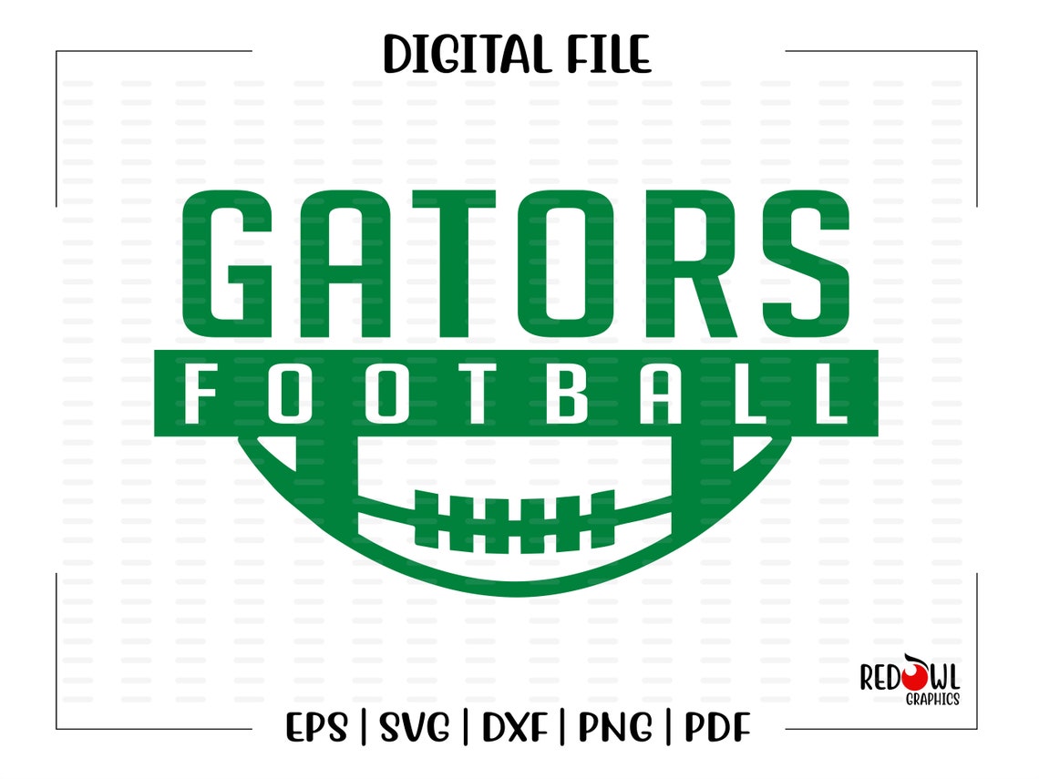 Gator Football Svg Football Svg Gator Gators Football | Etsy