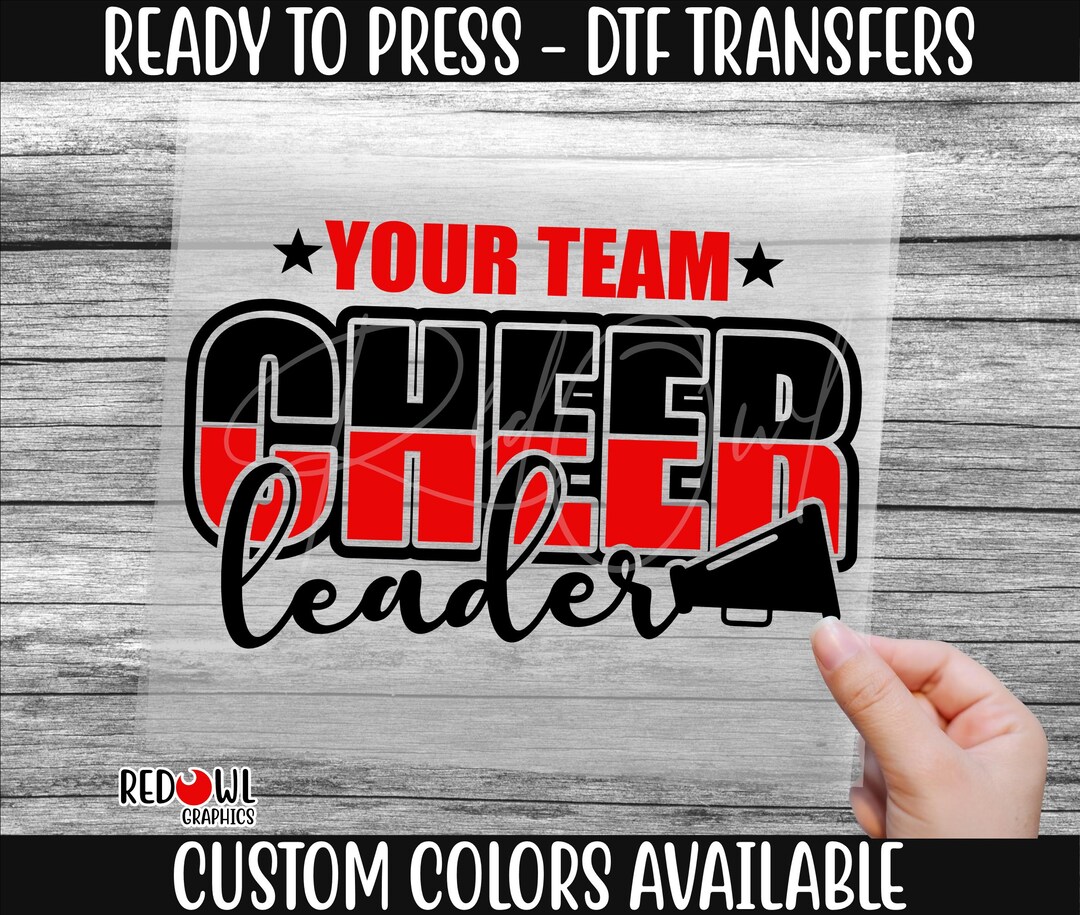 Ready to Press, Cheer DTF, Cheer Transfer, Cheerleader, Cheerleading ...