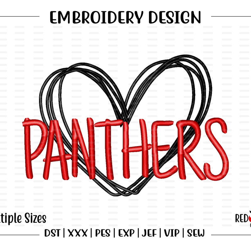 Panthers Embroidery - Etsy