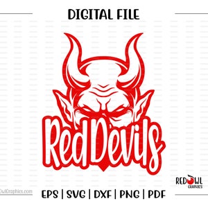 Red Devil Svg, Devils Svg, Red Devil, Red Devils, Devil, Svg, Dxf, Eps ...