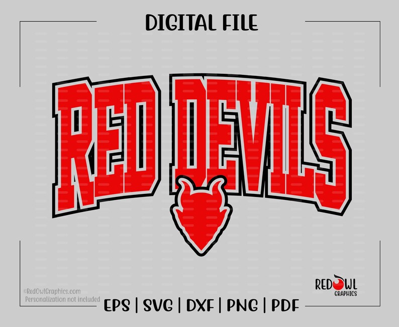 Red Devil Svg, Devils Svg, Red Devil, Red Devils, Devil, Svg, Dxf, Eps ...