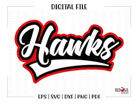 Hawks Baseball Hawk svg svg Baseball sublimation eps pdf png Hawks Hawk ...