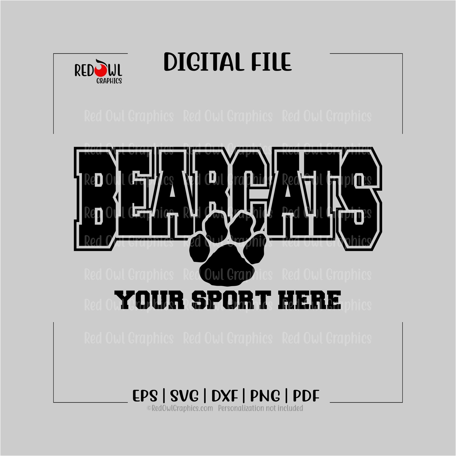 Bearcat Svg, Bearcats Svg, Bearcat, Bearcats, Mascot, School, Svg, Dxf ...
