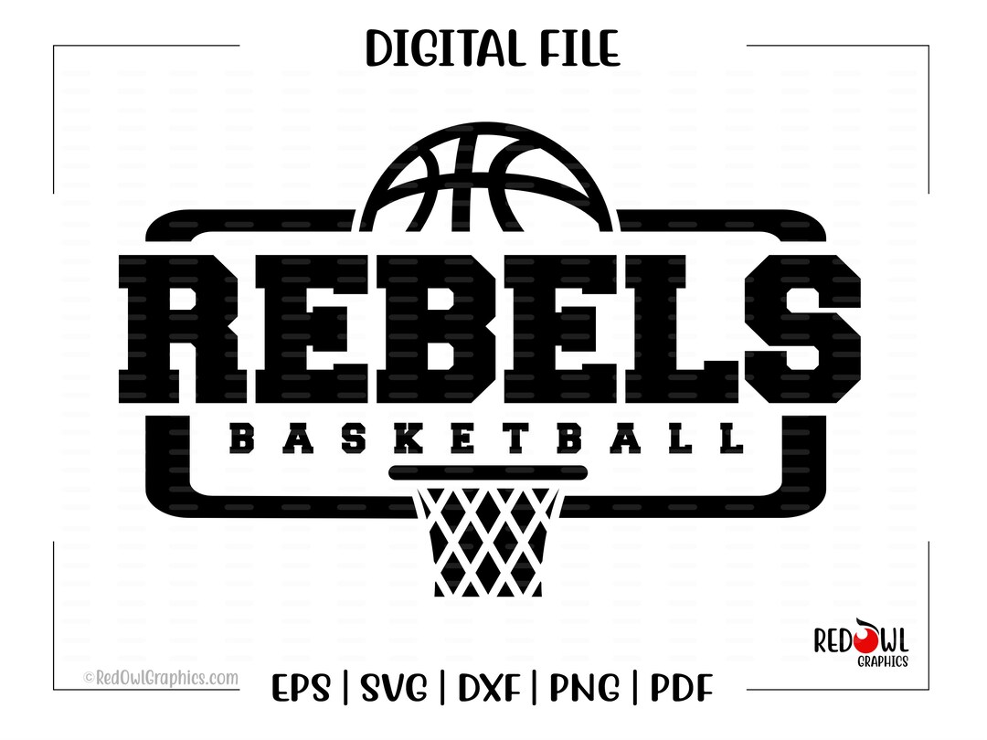 Basketball Svg, Rebel Basketball Svg, Rebel, Rebels, Basketball, Svg ...