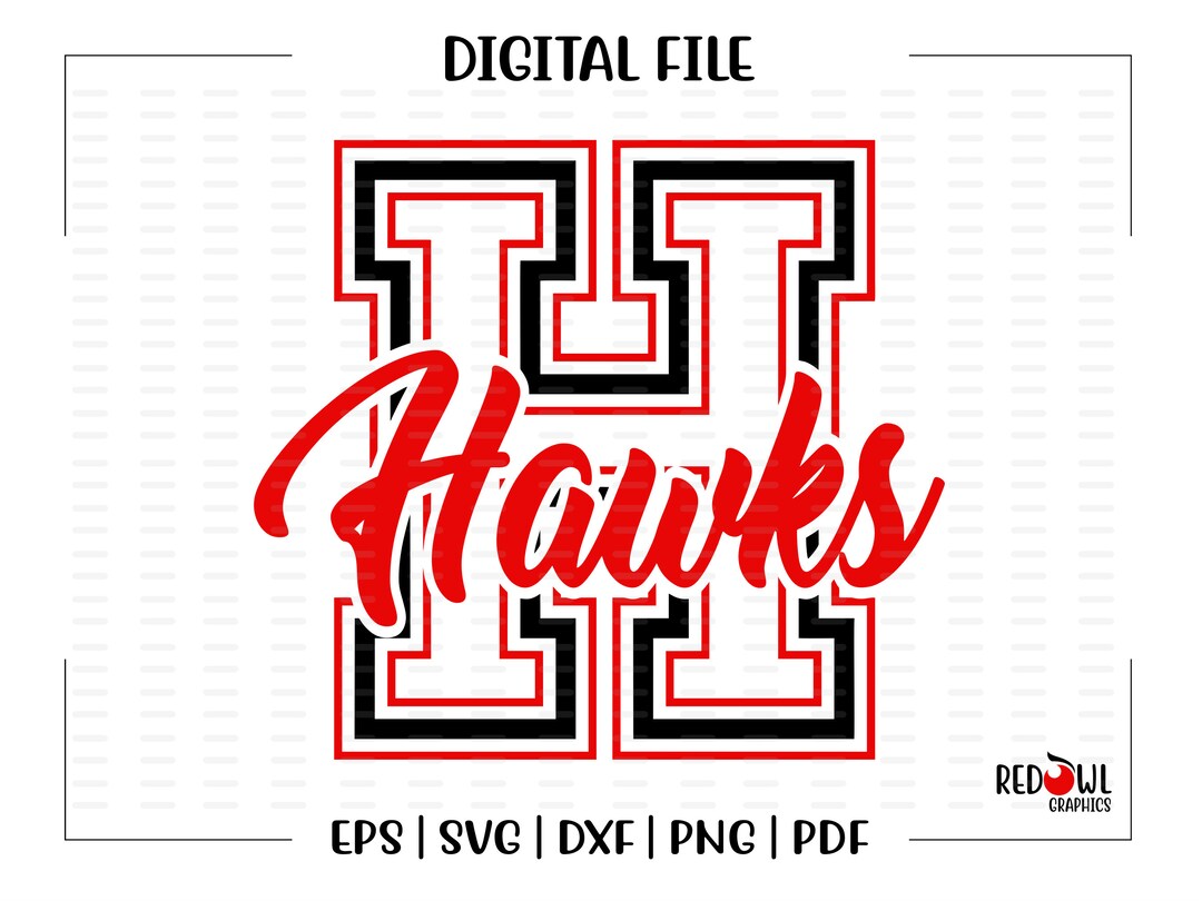 Hawk Svg, Hawks Svg, Hawk, Hawks, Svg, Dxf, Eps, Png, Pdf, Sublimation ...