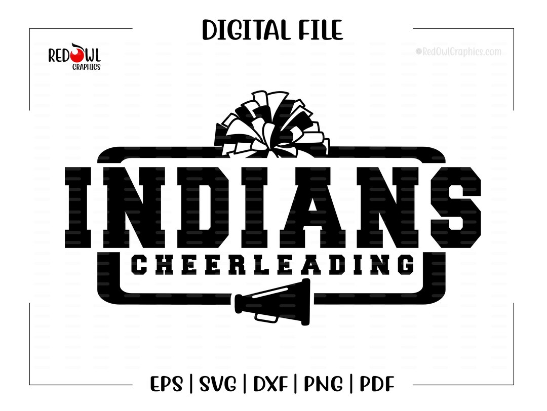 Cheer Svg, Indian Cheer, Indian, Indians, Cheer, Cheerleader ...