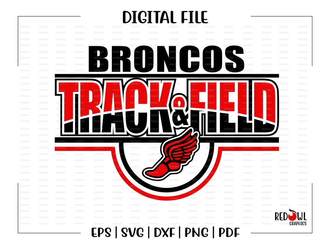 Track Svg, Bronco Track Svg, Bronco, Broncos, Track, Svg, Dxf, Eps, Png ...