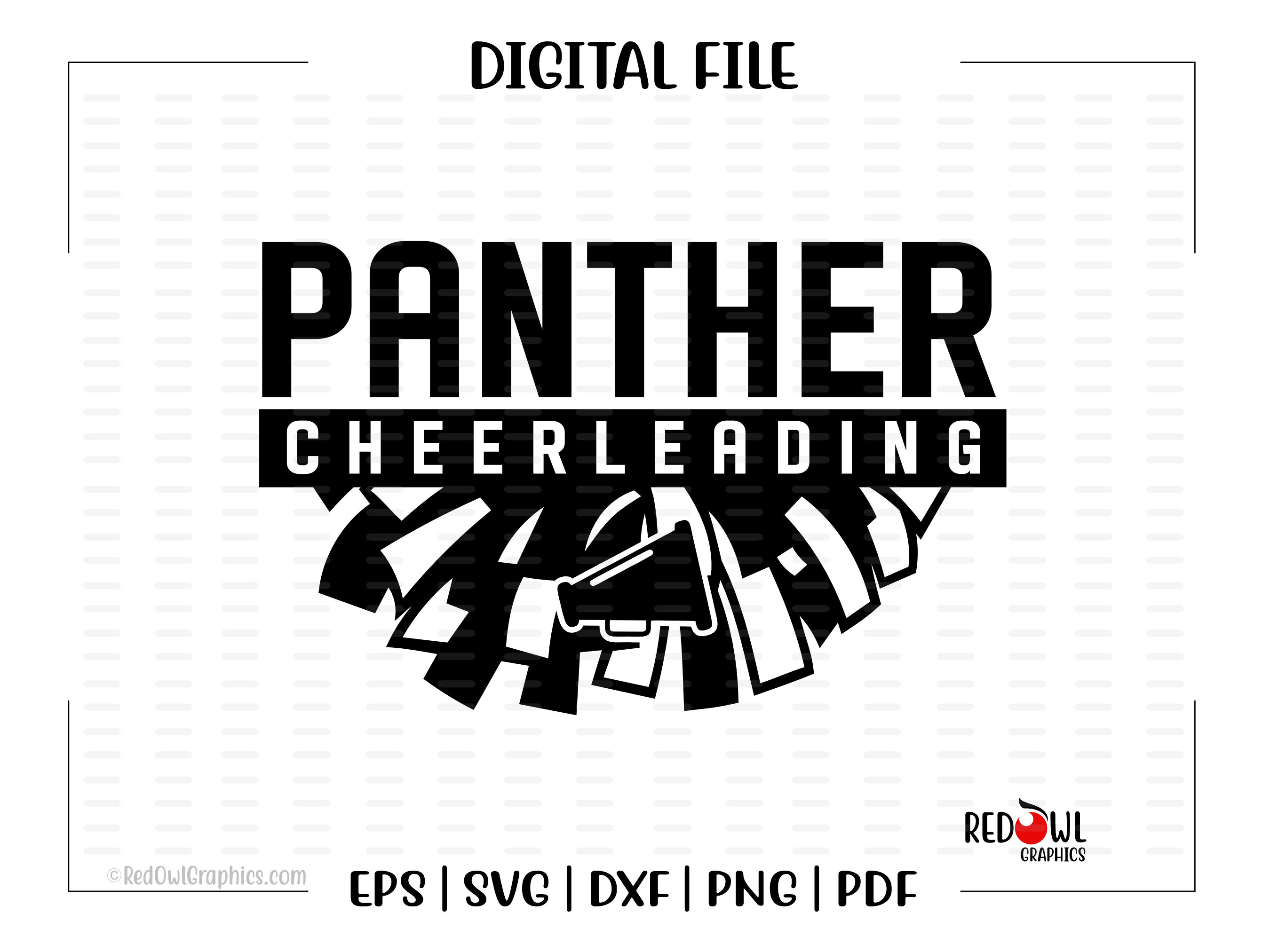 Cheer Svg Panther Cheer Svg Cheerleading Panther Panthers - Etsy UK