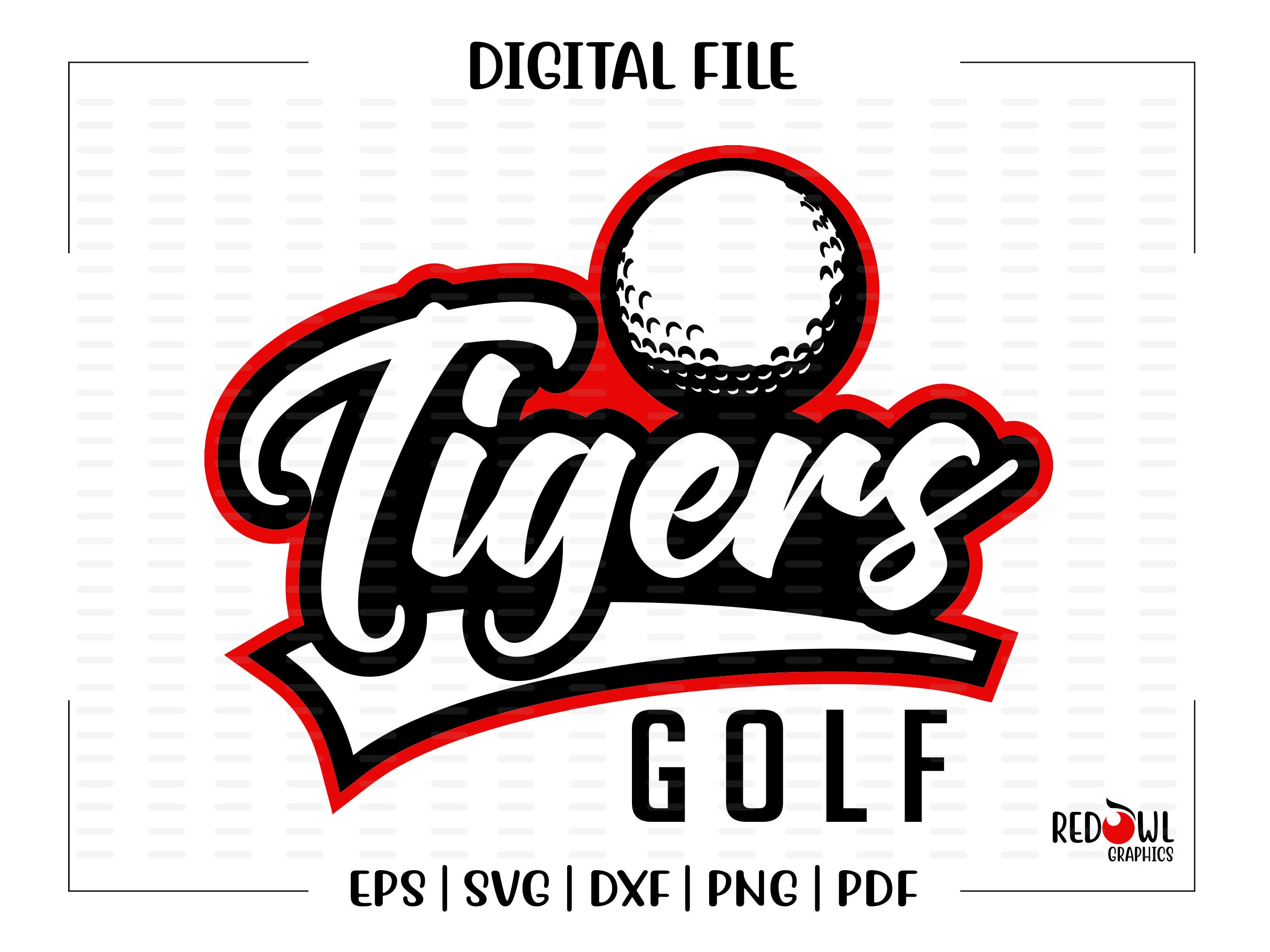 Golf Svg, Tiger Golf Svg, Tiger, Tigers, Golf, Svg, Dxf, Eps, Png, Pdf ...