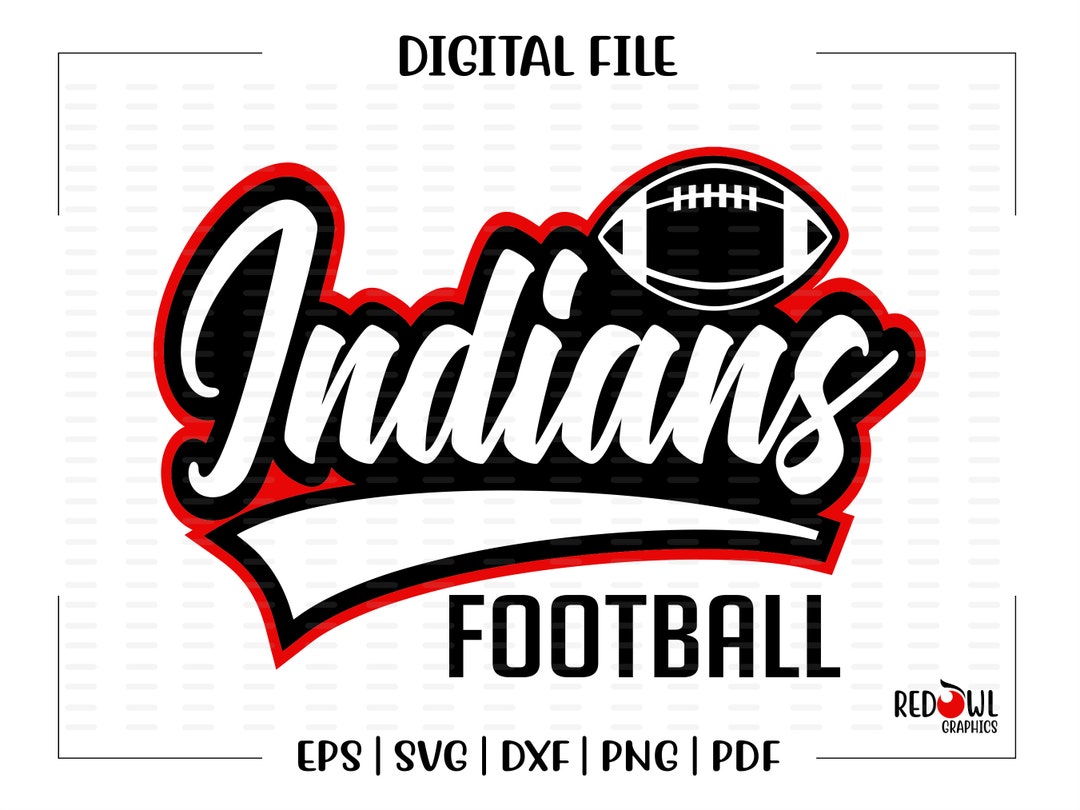 Football Svg, Indian Football, Indian, Indians, Football, Svg, Dxf, Eps ...