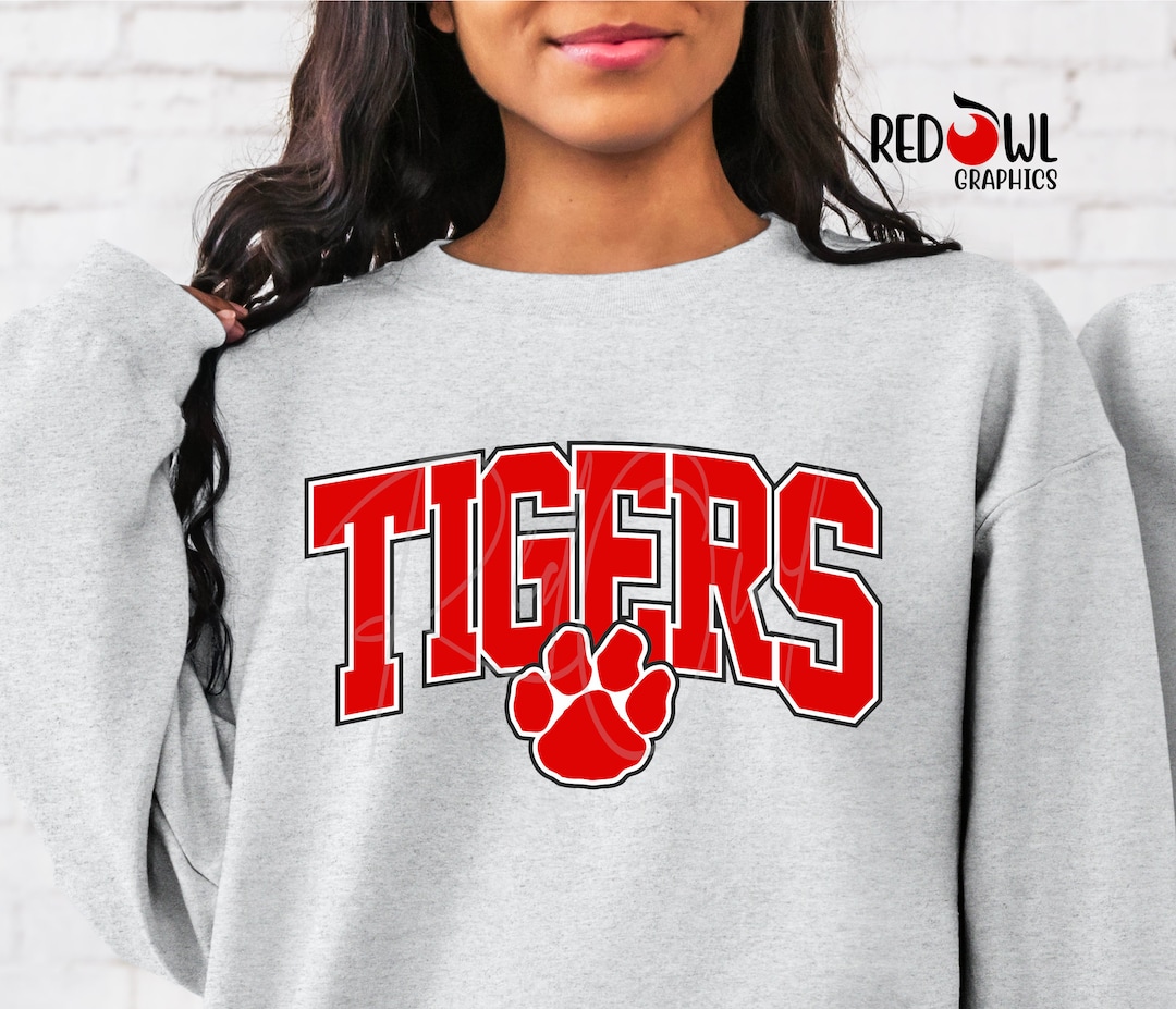 Tiger Shirt, Tiger T-shirt, Paw, Leopard, Tiger Mascot, T-shirt ...