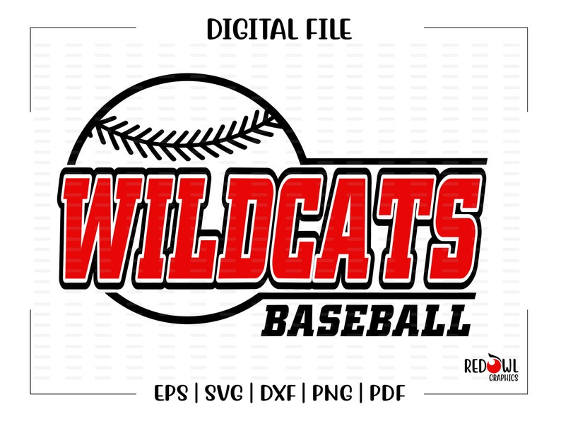 Baseball Svg Wildcat Baseball Svg Wildcat Wildcats - Etsy
