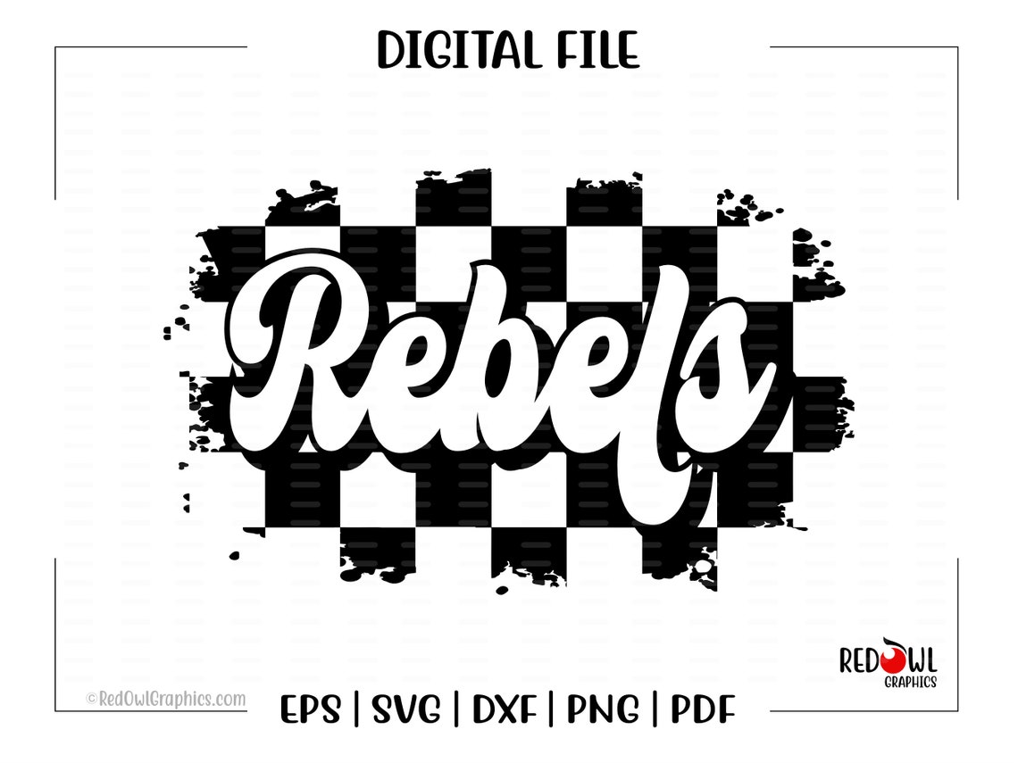 Rebel Svg, Rebels Svg, Rebel, Rebels, Mascot, Heart, Svg, Dxf, Eps, Png ...