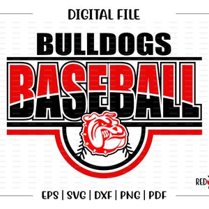 Baseball Svg, Bulldog Baseball Svg, Bulldog, Bulldogs, Baseball, Svg ...
