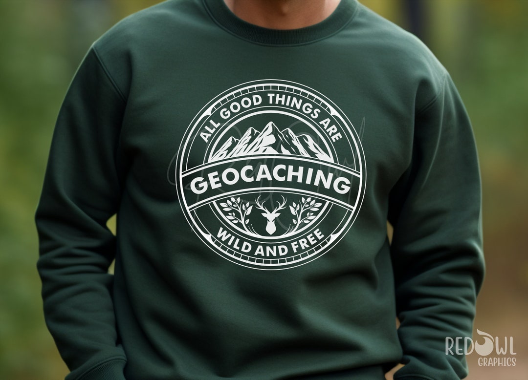 Geocaching Shirt, Geocaching Sweatshirt, Sweatshirt, Personalized ...