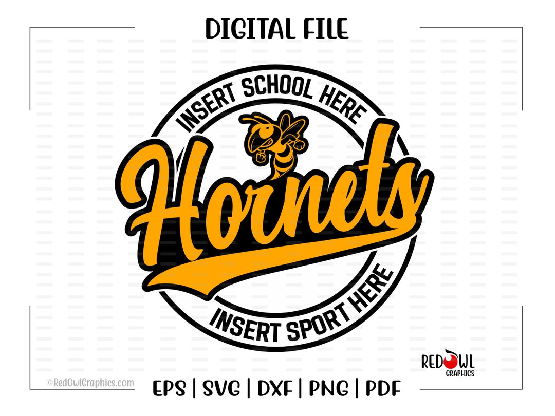 Hornet Svg, Hornets Svg, Hornet, Hornet, Mascot, School, Svg, Dxf, Eps ...