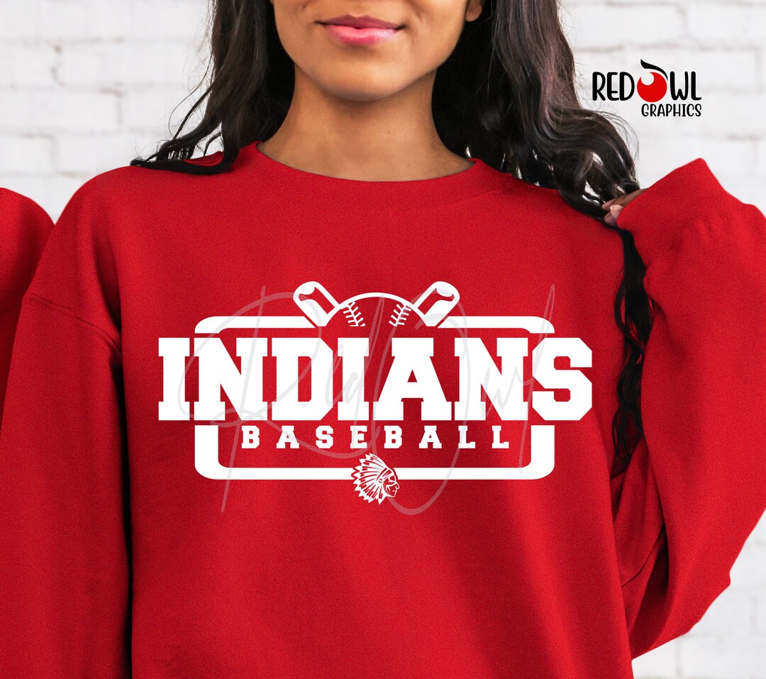 Baseball Shirt, Indians Shirt, Indians, Baseball, T-shirt, Sweatshirt ...