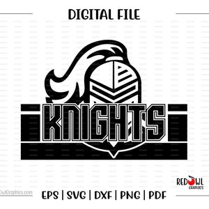 Knight Svg, Knights Svg, Knight, Knights, Clipart, Team, Mascot, School ...