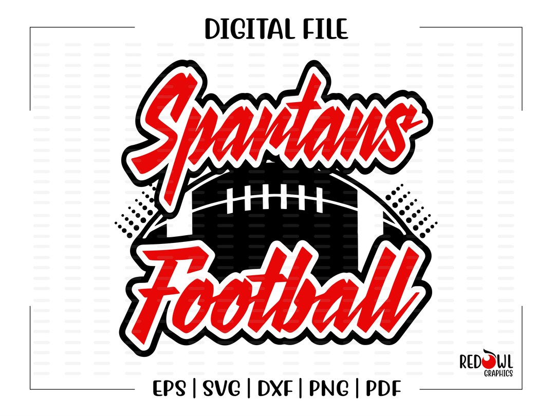 Football Svg, Spartan Football, Spartan, Spartans, Football, Svg, Dxf ...